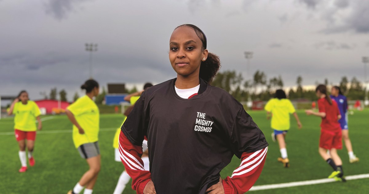 Sinit ordnade själv laget hon ville spela i - Länsförsäkringar